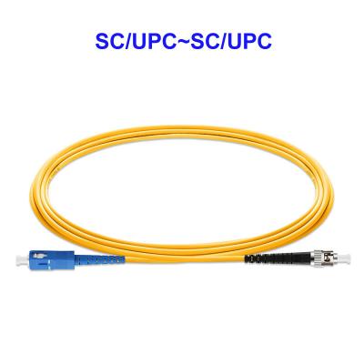 中国 Fiber Patch Cord SC UPC ST UPC Single-Mode Single-Core Carrier-Grade OS2 Pigtail Customization 販売のため
