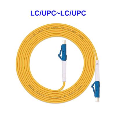 中国 LC/UPC~LC/UPCの単一モードの単信繊維光学のジャンパー9/125µm 販売のため