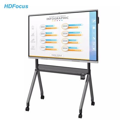 China Touch Screen Interactive Flat Panel Smart Board 85 Inch Windows Or Android Available for sale