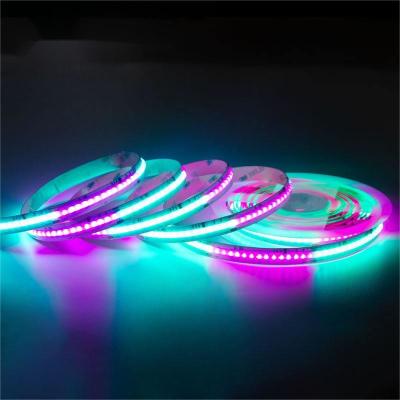 중국 마법 추격 RGB Ws2811 RGBIC 플렉스 선형 COB LED 소프트 조명 24V DC 방수 실외용 판매용