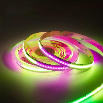 중국 마법 추격 RGB Ws2811 RGBIC 플렉스 선형 COB LED 소프트 조명 24V DC 방수 실외용 판매용