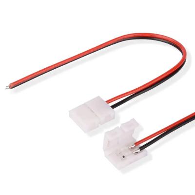 中国 8mm LEDコネクタ 2ピンフリー溶接 単色 LEDストライプライト クイックコネクタ 販売のため