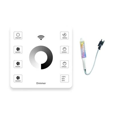 China 5V 12V 24V draadloos wit licht controller stroomend stromend water LED controller wit streep licht Te koop