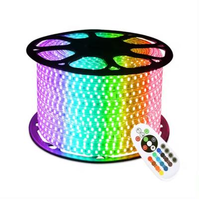 China Banda LED de 220V de alto brillo con certificaciones SMD 5050 CE y RoHS en venta