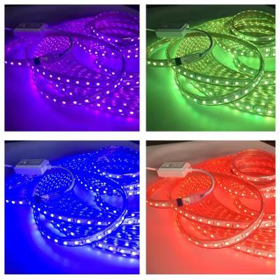 China Banda LED de 220V de alto brillo con certificaciones SMD 5050 CE y RoHS en venta