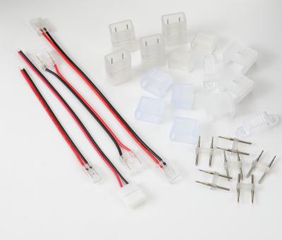 中国 LEDコネクタ エンドテールマウントコネクタ ミドルコネクタ 高電圧防水ライトストライプ用 LED照明フィッティング 販売のため