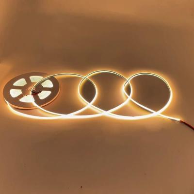 중국 슈퍼 좁은 3MM 너비 COB LED 스트립 라이트 400Leds / m 디밍 가능한 5m 더 긴 수명 판매용