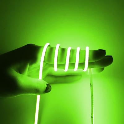 China Largura de 3 mm Super estreita COB LED 400Leds / m Vermelho 5m mais longa vida útil Iluminação personalizada à venda