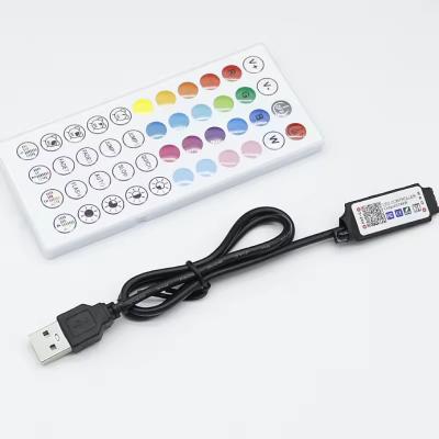 中国 スマート LED 5V 44ekys RGB LED ストライプコントローラー wifi tuya APP USB ブルートゥース ディマー ルチェ・ストリシア LED ストライプコントローラー 販売のため