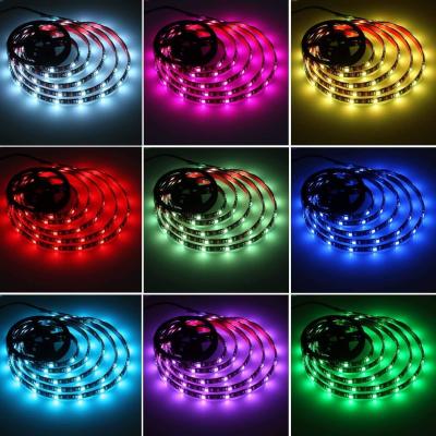 중국 디메이블 SMD 유연한 RGB LED 스트립 60leds/m DC12V 입력 판매용