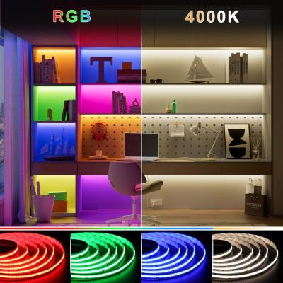 China Dimmbarer 19W RGBW COB LED-Streifen mit 784 LEDs/m IP20-Bewertung und DMX512/RF/Bluetooth/WiFi-Steuerung zu verkaufen