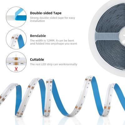 Chine 784 LED/m Puce RGBW COB LED Strips Dimmable de -20°C à 60°C Tension d'entrée en courant continu 24V à vendre