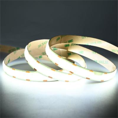 中国 10m/ロール ダブルライン 600LEDs 12v 24v Ra80 12mm 柔軟なCOB LED 柔軟なストライプライト 販売のため