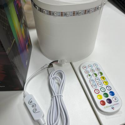 중국 2- RGB IC 스마트 코너 라이트 원격 제어 Tuya 지원 구글 알렉사 LED 코너 바닥 램프 거실 판매용