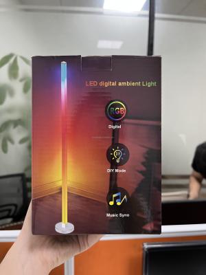 중국 35*35*450mm RGB 다채로운 원격 제어 LED 바닥 램프 침실 주변 조명 판매용