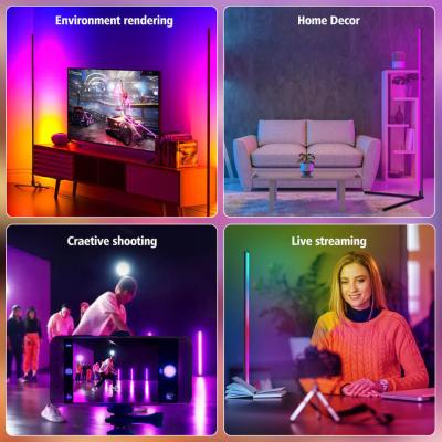 China RGBIC-Smart-Home-Beleuchtung 3,5 Watt farbenfrohe LED-Bodenlampe für Schlafzimmer 45cm Desktop-Version zu verkaufen