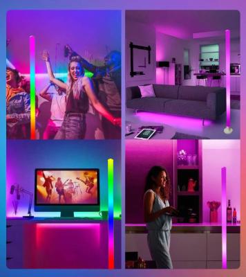 China DIY Heimdekoration RGB-Bodenleuchte mit Bluetooth-Musiksteuerung und Fernbedienung zu verkaufen