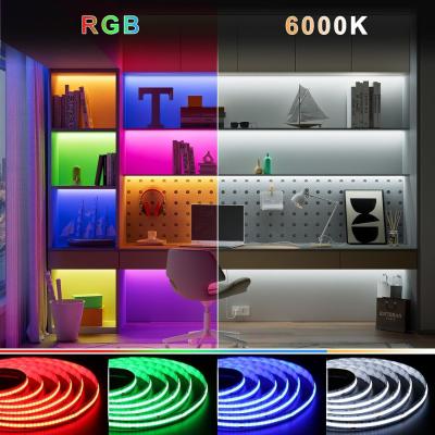 중국 100lm/w 램프 빛 효율 RGBW 784leds 스마트 COB LED 스트립 가정 장식 판매용