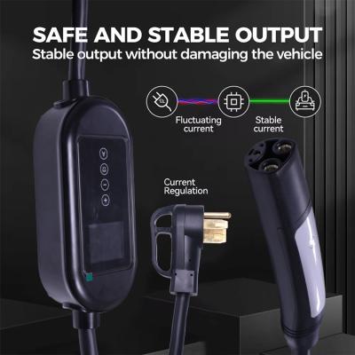 China 3.7KW Type 2 EV Charger met LCD-indicatorlamp en 4,5M kabel Te koop
