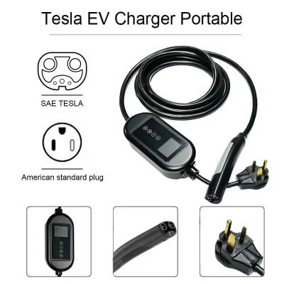 China 3.7KW Type 2 EV Charger met LCD-indicatorlamp en 4,5M kabel Te koop