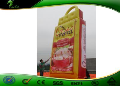 China a propaganda inflável alta de 11m modela o balão inflável do hélio do saco do arroz à venda