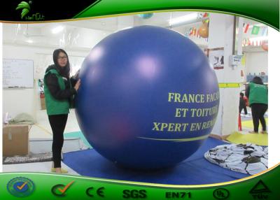 Cina Grandi palloni gonfiabili di pubblicità, pallone gonfiabile dell'elio del PVC del blu del diametro 2M in vendita
