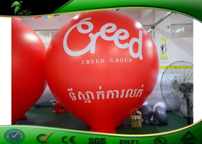 Cina La pubblicità gonfiabile di grande stampa rossa Balloons i palloni gonfiabili dell'elio in vendita