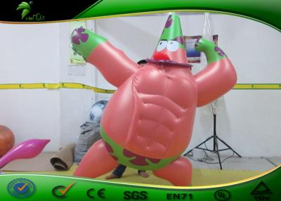 China Available van het Beeldverhaalkarakters van pvc het Opblaasbare Embleem van Patrick Star Cartoon With Te koop
