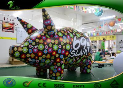 中国 3.5m 長いポリ塩化ビニールの膨脹可能な広告は風船のようにふくらみましたり/膨脹可能な飛行のヘリウムのブタ 販売のため