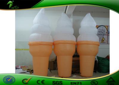 Cina Certificazione gonfiabile del panno EN71 di Oxford del cono di forme del modello all'aperto gigante del gelato in vendita