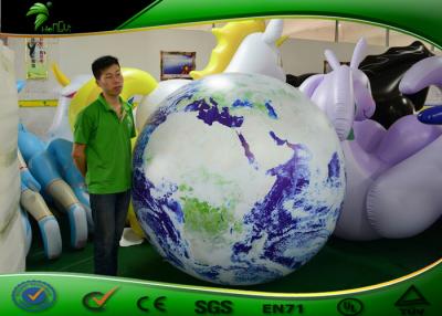 中国 2mのLEDライトが付いている膨脹可能なヘリウムの気球の広告の公表の地球の気球 販売のため