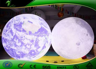 China Balões infláveis imprimindo completos da propaganda do diodo emissor de luz para anunciar o diâmetro 3m à venda