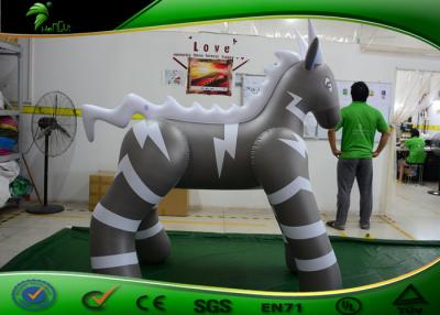 Cina cavallo animale di modello gonfiabile del PVC 0.4mm di 2M/cavallo gonfiabile di Gray del fumetto in vendita