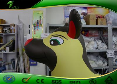 Cina Cane gonfiabile del husky dei personaggi dei cartoni animati gonfiabili gialli del PVC 0.4mm per il partito in vendita