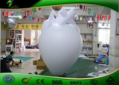 中国 魅力的な広告の膨脹可能なモデル、膨脹可能なビニールのハート形の気球2m 販売のため