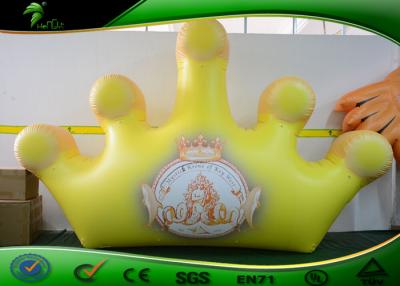 中国 装飾の膨脹可能な広告は広告のための金王冠モデルを風船のようにふくらませます 販売のため