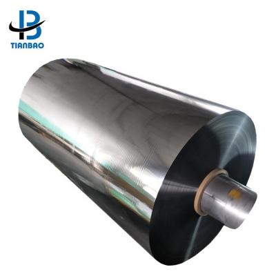 Cina Durezza morbida Argento puro Film PET metallizzato Film Mylar alluminato per estrusione multipla in vendita