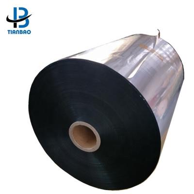 Cina Trattamento per estrusione multipla 75 micron PET Film Silver Color Mirror Reflective Plastic Film Rolls Opaco in vendita