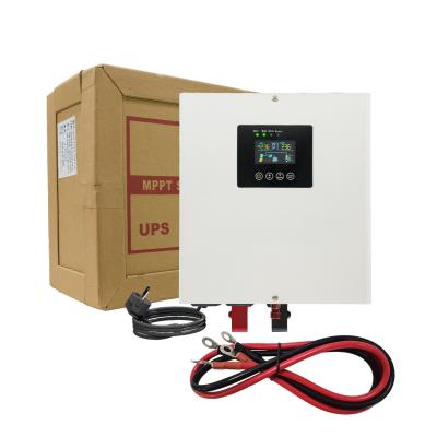 Cina Inverter solare MPPT con ingresso 12V, capacità 1500VA, uscita 1050W, funzione UPS ad onda sinusoidale pura off-grid in vendita