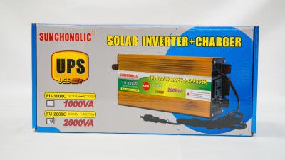 China Sistema de carregador de inversor inteligente de 2000w com sobrecarga de defesa de 12V a 220V Charger de conversão de energia à venda