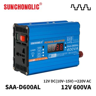 China 600w Modified Sine Wave Inverter Car Power Inverter Dc12v To Ac 220v for sale