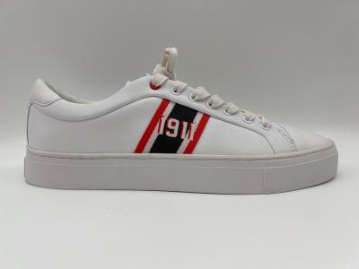 Cina Gli anti sport alla moda di scivolo calza il tennis di cuoio delle donne bianche calza bianco in vendita