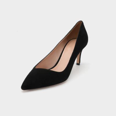 Cina I talloni sottili hanno indicato Toe Leather Shoes. scarpe di vestito delle donne di colore di 8cm in vendita
