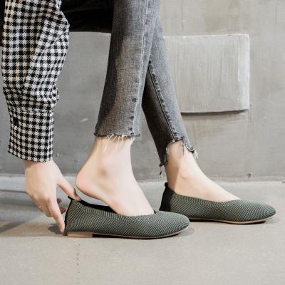 China Wholesale Breathable Fashion Low Heel Loafers Women Elegant Flat Dress Shoes For Ladies for sale