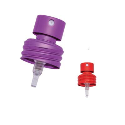 China High End Perfume Essential Oil Care Spray Pump Quick Disassembly Structure PP Inner Liner+Electroplated Aluminum Shell for sale