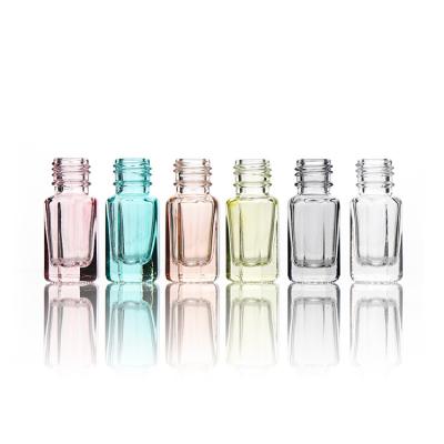 China Nuevo Rollerball Botella vacía 3ml 6ml 10ml 12ml Botellas de aceite esencial de vidrio Attar de octágono claro en venta