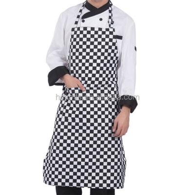 Cina vita su ordinazione della busbana francese del grembiule del cuoco unico di stile della fabbrica dell'abito varia e grembiule pieno della cucina del grembiule del cuoco unico del corpo in vendita