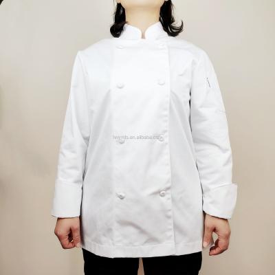 Китай Пальто ткани Twill шеф-повара гостиницы/ресторана хлопка белого цвета поли равномерные/куртка шеф-повара продается