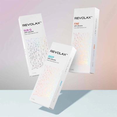 Cina Revolax 1.1ml Hyaluronic Acid Dermal Filler Fine Deep Subq For Smoothing And Filling in vendita