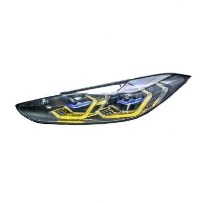 Lemon Yellow DRL LED Modules Board Set For BMW M3 G80 M4 G82 Laser Headlight Car